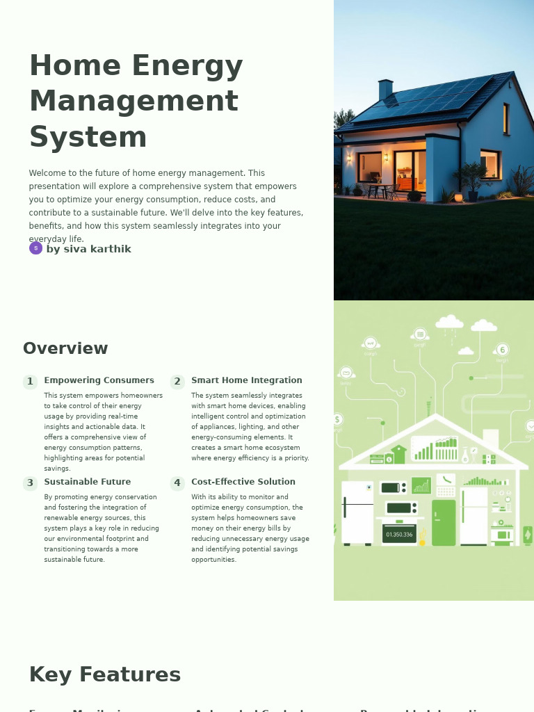 Home Energy Management System | PDF | Energy Conservation | Efficient ...