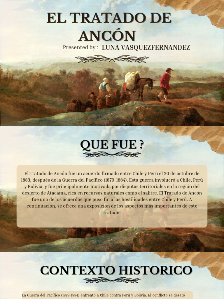 Tratado de Ancón: Historia y Consecuencias | PDF | Chile | América del Sur