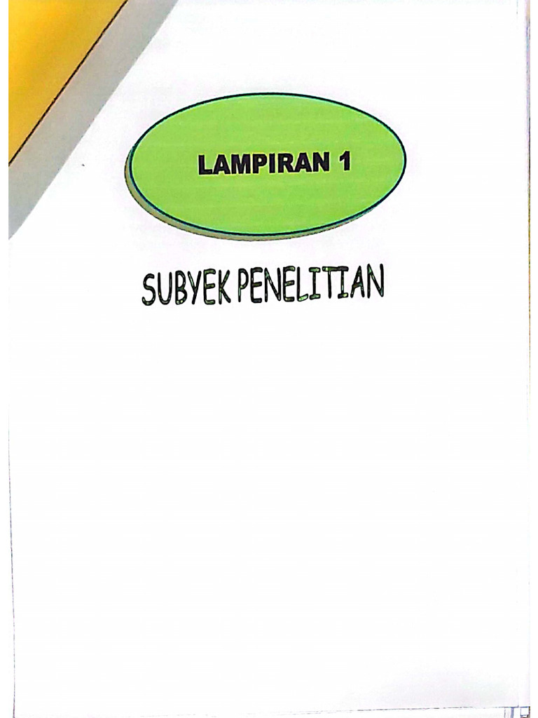 Lampiran 1 | PDF