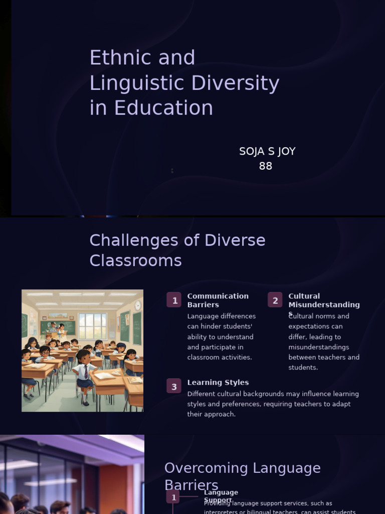 Ethnic and Linguistic Diversity in Education - PPTX - 20241108 - 125644 ...