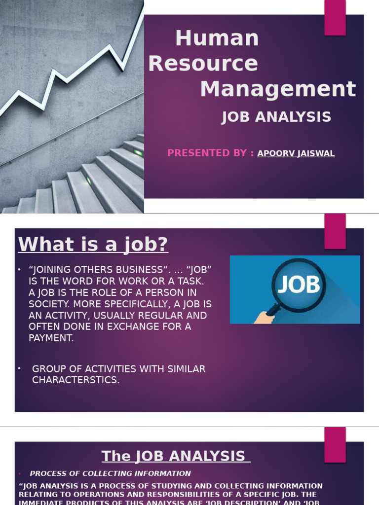 Human Resource Job Analysis 1 | PDF | Human Resources | Performance ...