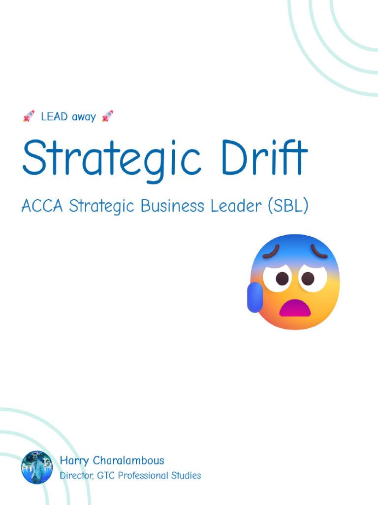 Strategic Drift | PDF