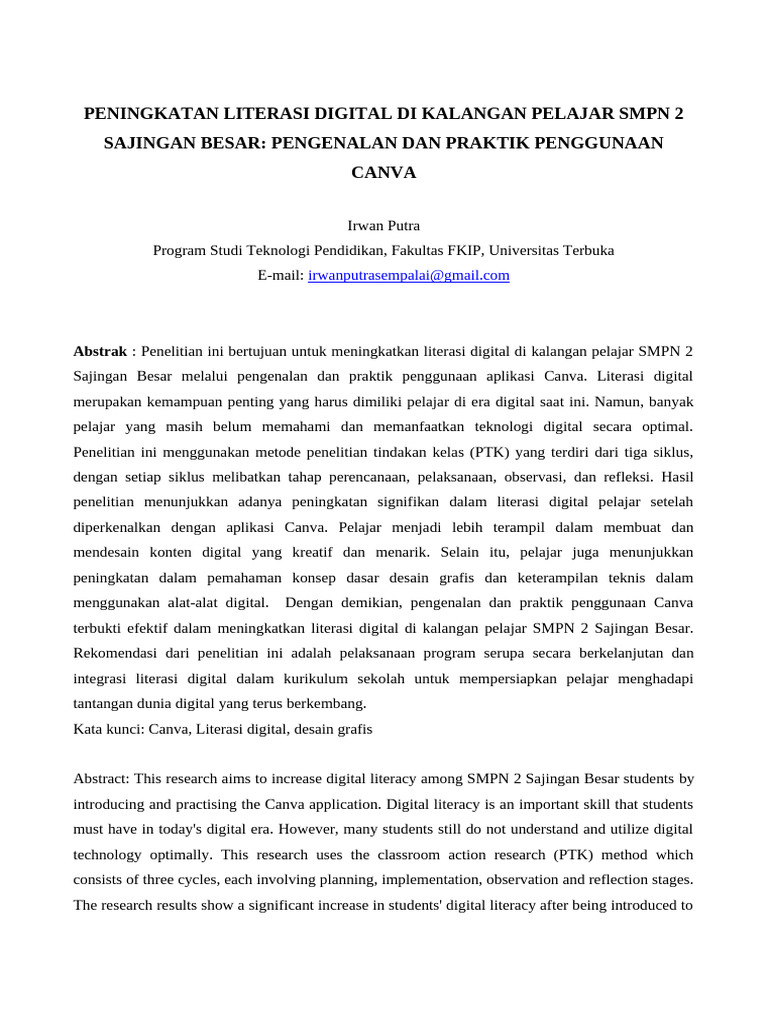 Tugas 3 - Draf Karya Ilmiah-REVISI - 2 | PDF