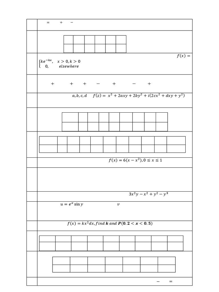SE CE AIML DS IT CSE EM3 IA2 Question Bank SH2024 | PDF | Probability ...