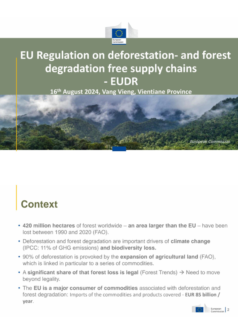 EUDR Context Content EUD or DGENV-1 | PDF EUDR Context Content EUD or DGENV-1 | PDF