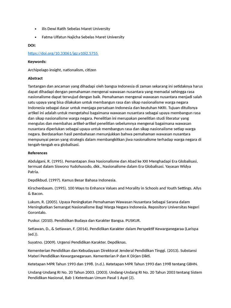 Ilis Dewi Ratih Sebelas Maret University | PDF | Ilmu Sosial