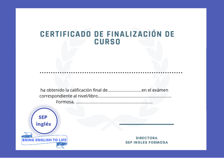 Certificado de Finalizacion de Curso.2023 | PDF