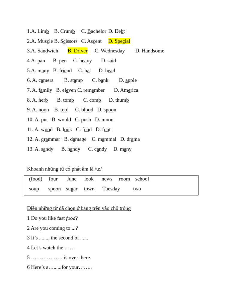 BT Phonetics p3 | PDF