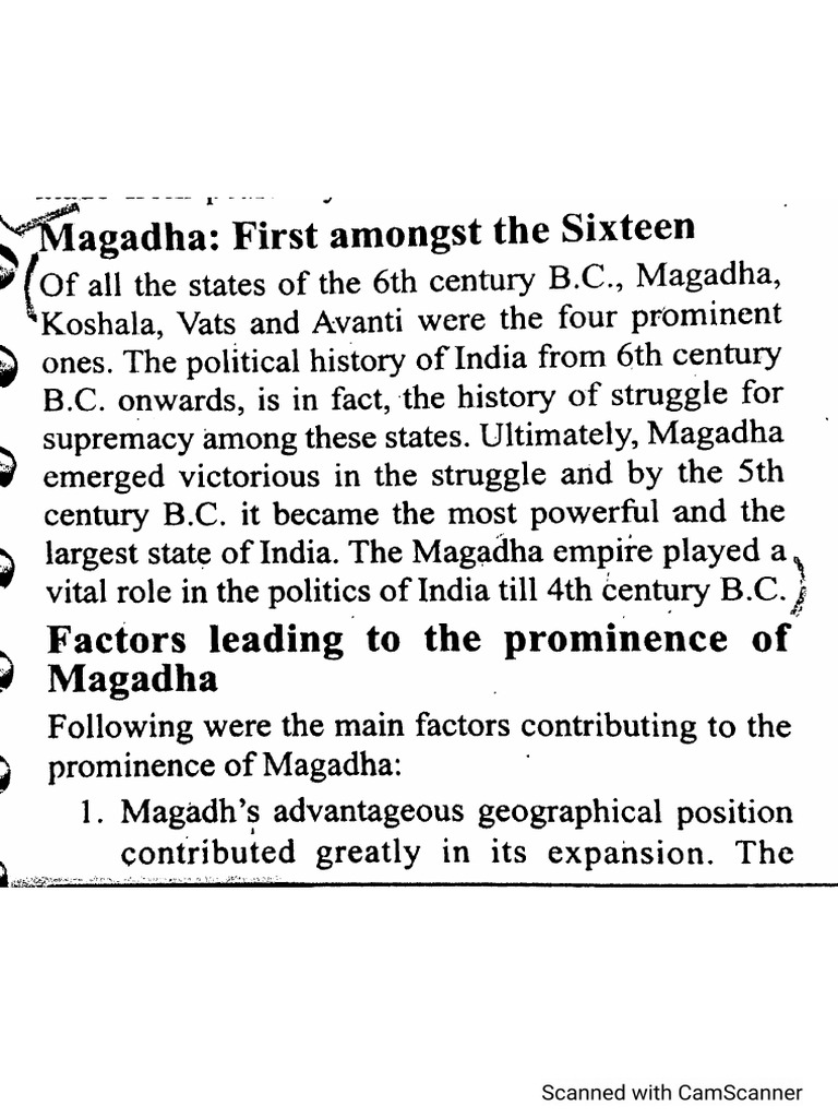 Rise of Magadh Empire N It's Causes | PDF | Military | Conflicts