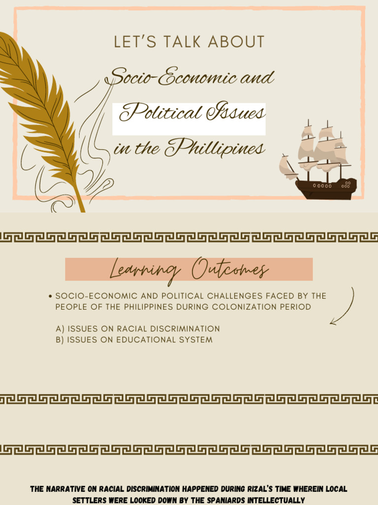 Socio Economic and Political Issues | PDF