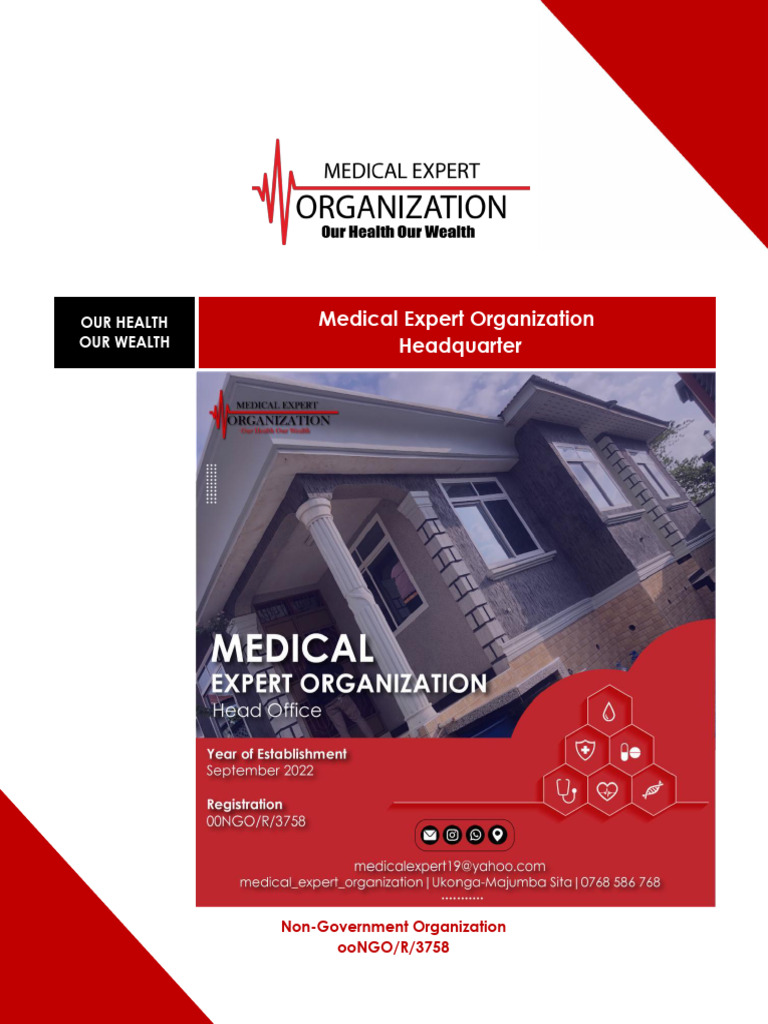 Medical Expert Organization Profile | PDF | Tanzania | Non Governmental Organization