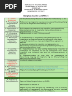 GMRC Q1 W1 Sariling Kakayahang Mag-Isip at Magmahal | PDF