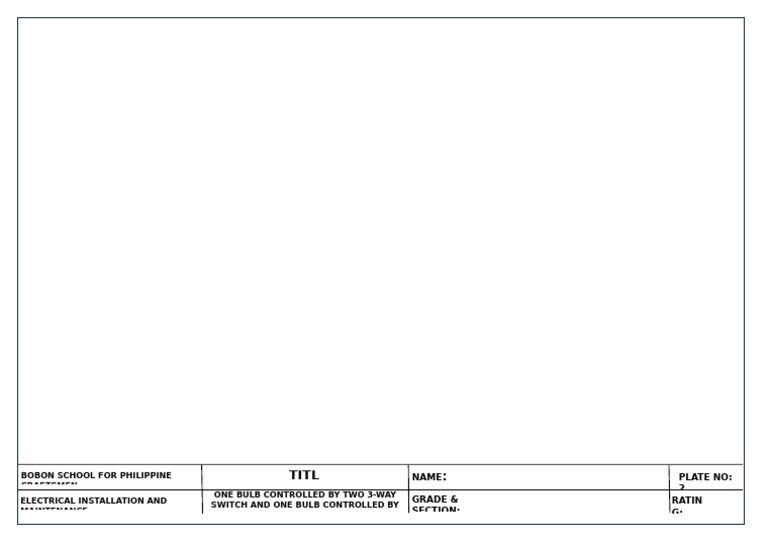 Plate Drawing Template | PDF