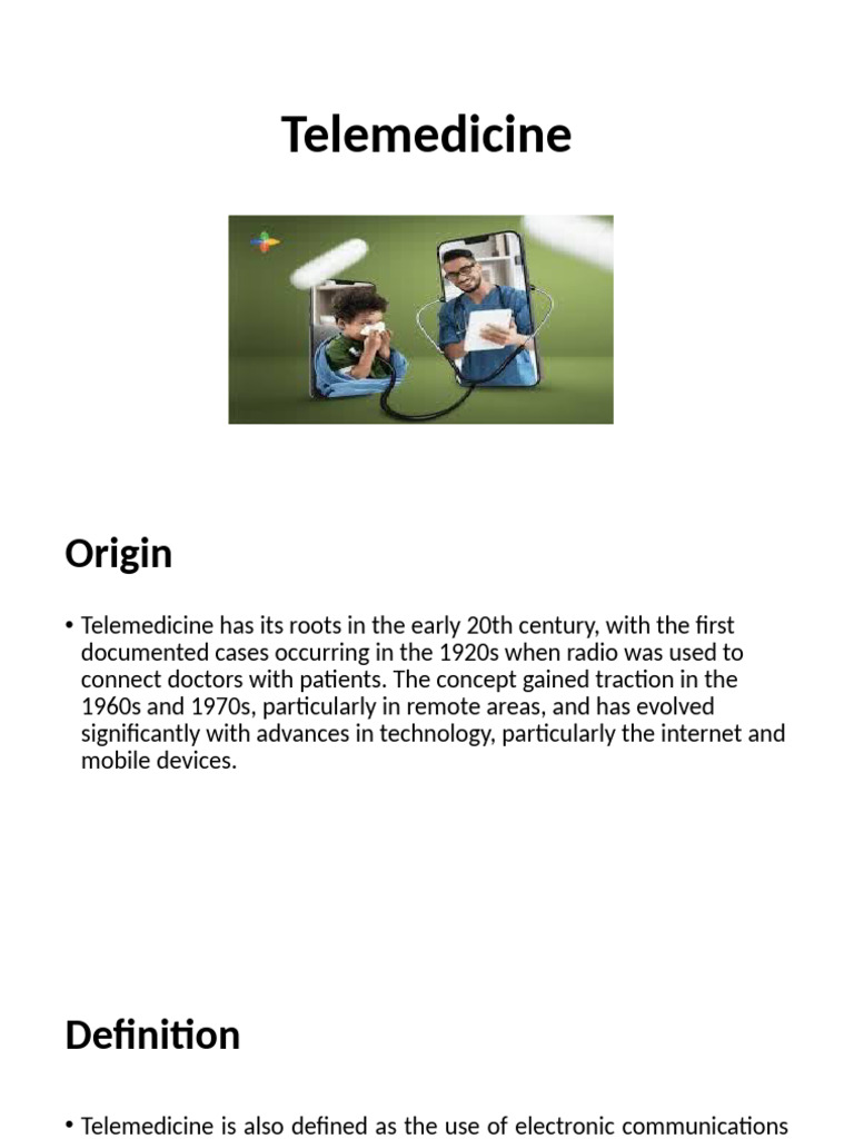 Understanding Telemedicine: Benefits & Challenges | PDF | Health Care ...