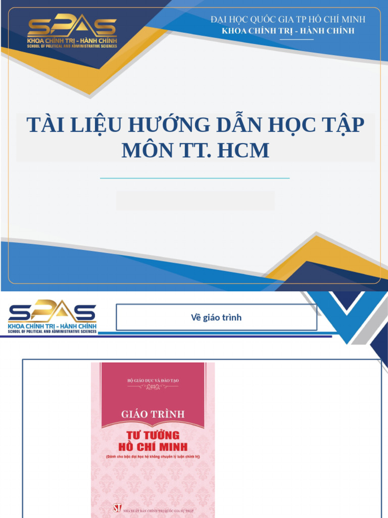 Tài Liệu Ht Và Tham Khảo Môn Tthcm | PDF
