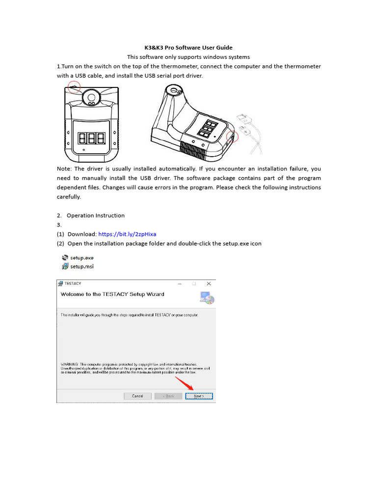 K3&K3 Pro Software User Guide | PDF | Installation (Computer Programs) | Icon (Computing)