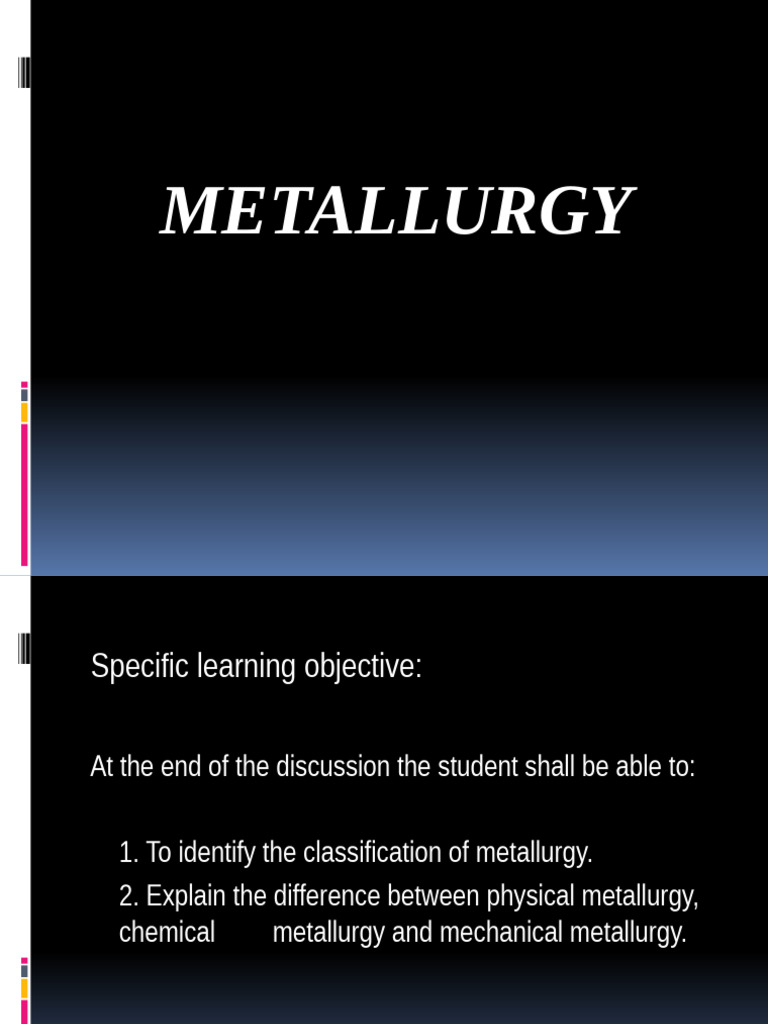 PP2 - Metallurgy | PDF