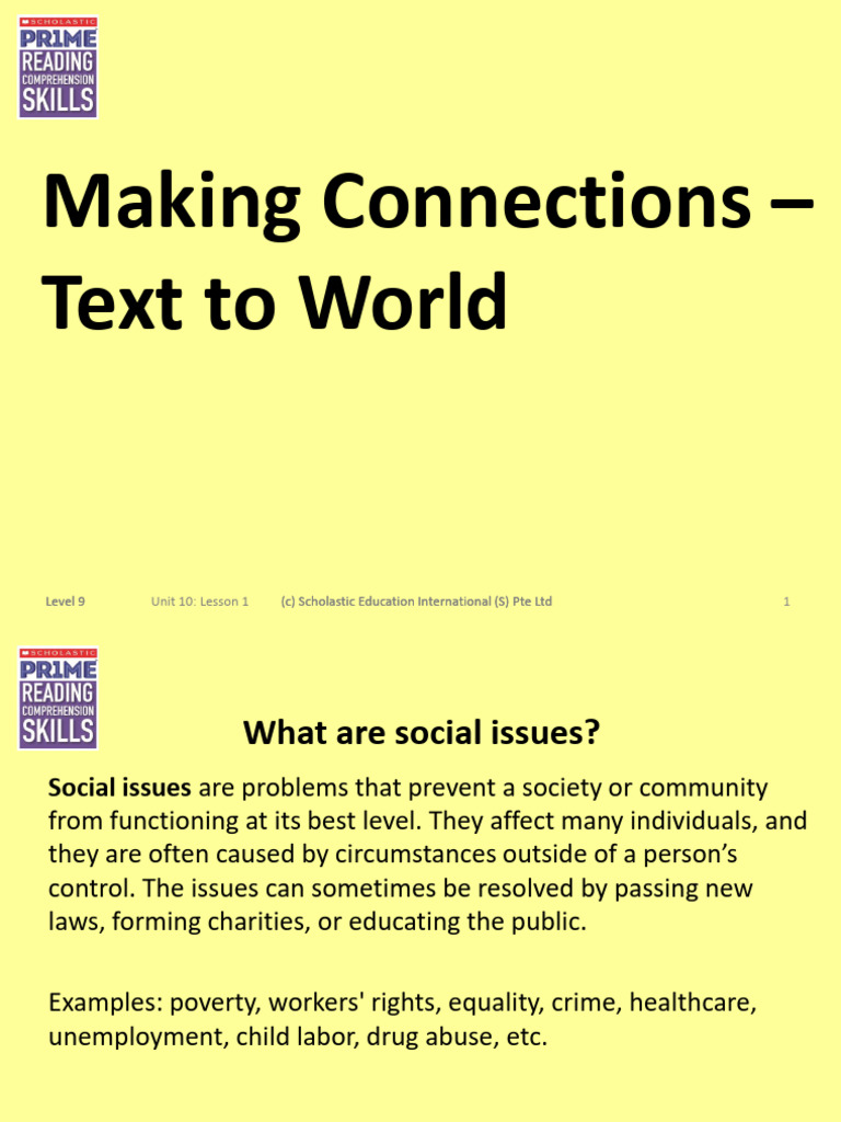 2.6.3 Lesson Proper. Text Connection To Real World | PDF | Knowledge