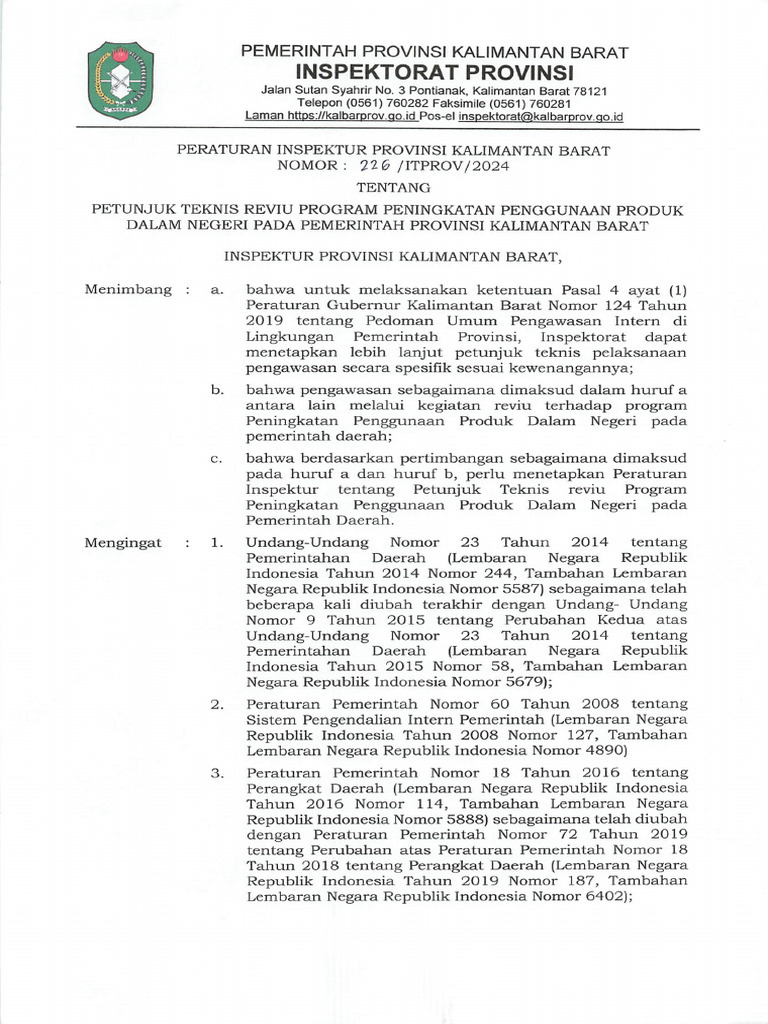 SK Pedoman Reviu p3dn | PDF