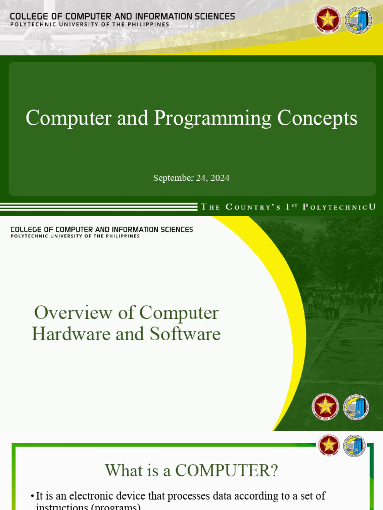Computer and Programming Concepts | PDF | Mac Os | Central Processing Unit