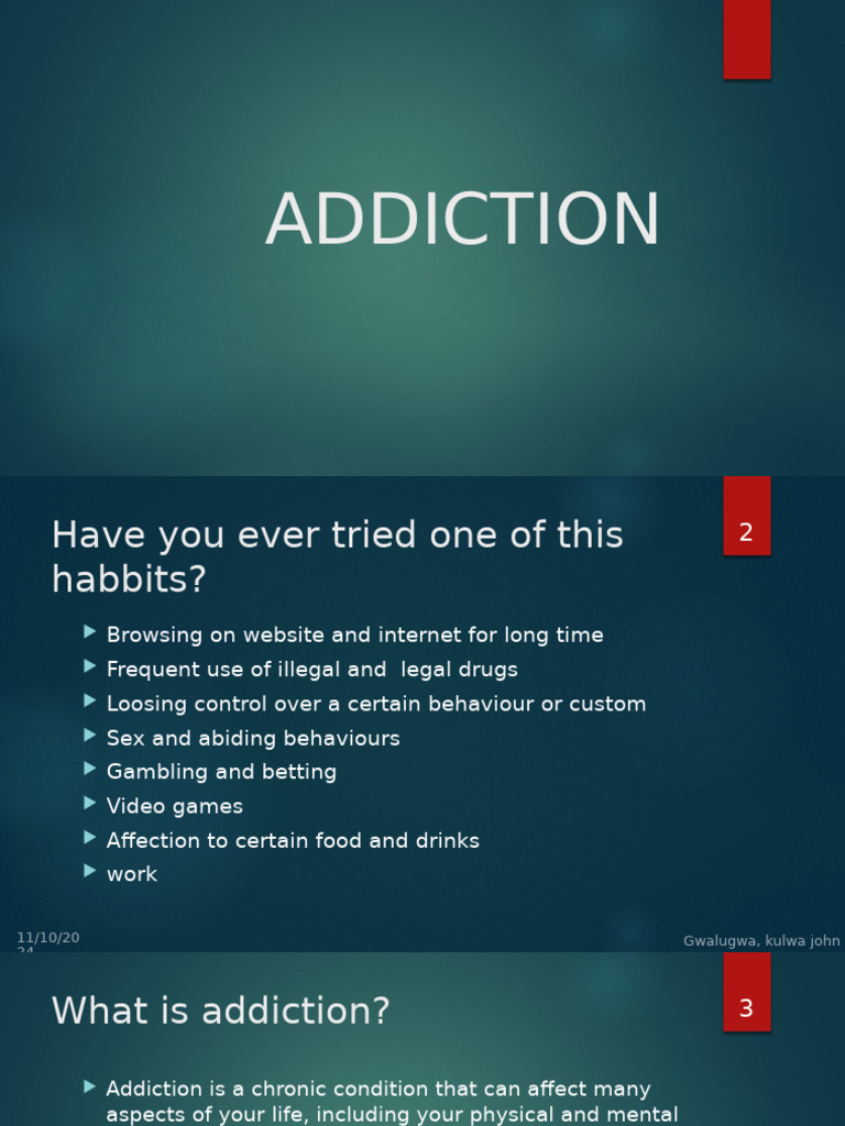 Addiction | PDF | Problem Gambling | Behavior