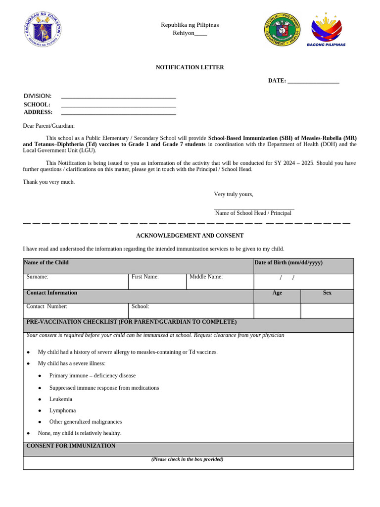 (Official) SBI Consent - Waiver Form 2024 (DOWNLOAD A COPY) | PDF ...