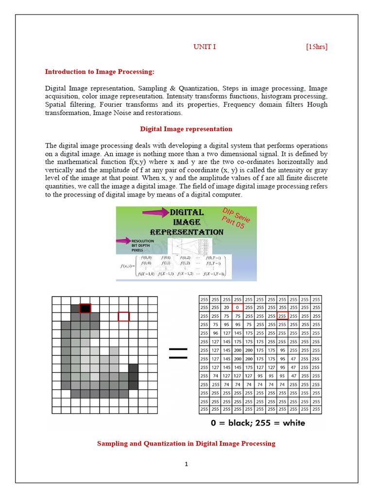 Unit 1 1 Unit 1 2 Merged | PDF | Data Compression | Sampling (Signal Processing)