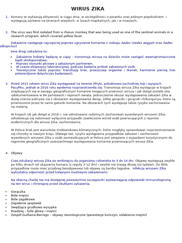 Wirus ZIKA | PDF