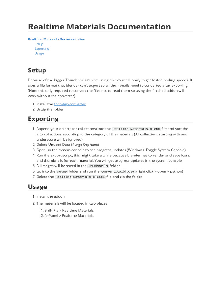 Documentation | PDF