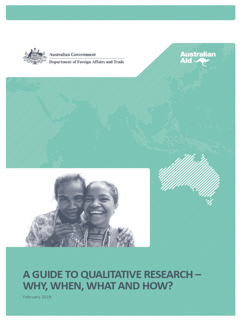 A Guide To Qualitative Research | PDF | Focus Group | Qualitative Research
