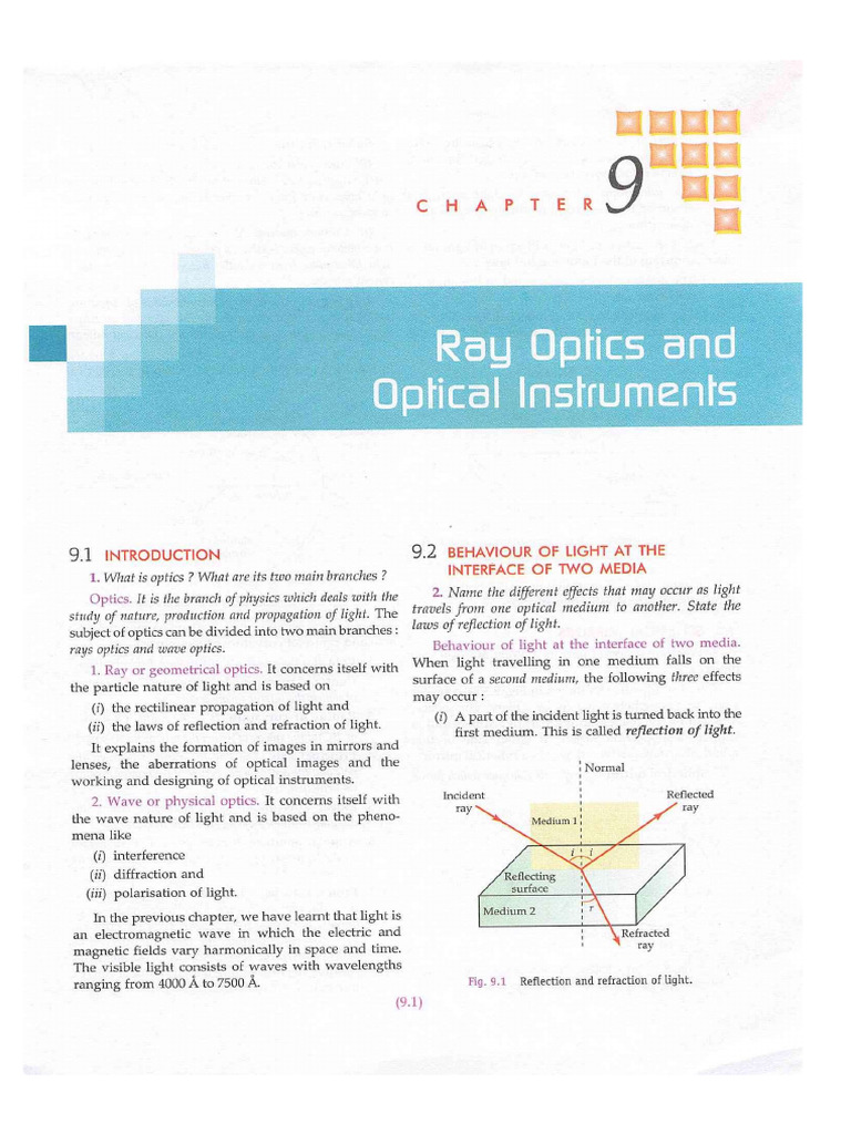 Ray Optics | PDF
