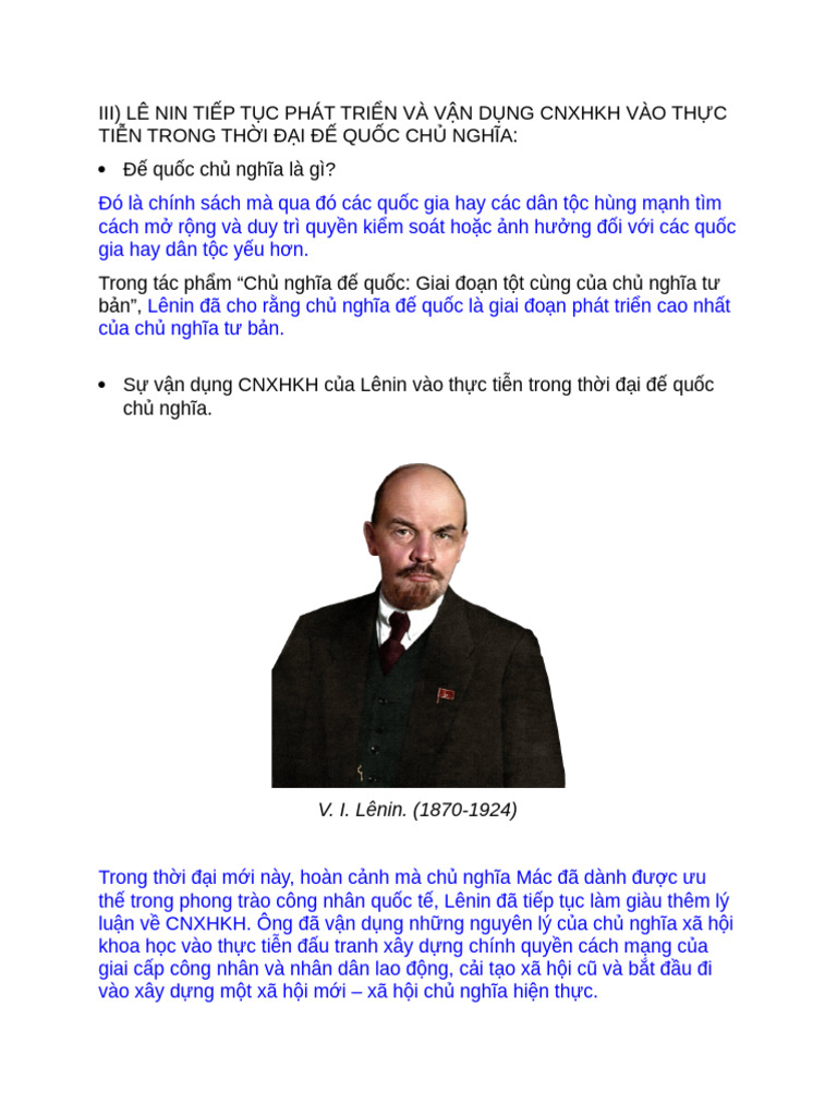 CNXHKH - Lênin | PDF