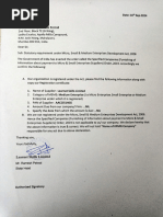 NON MSME Declaration Form - BLC | PDF