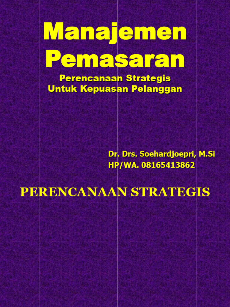 Manajemen-Pemasaran | PDF