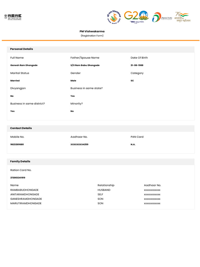 ApplicationForm - MH 011 251639 07169311 | PDF | Loans | Personal Finance