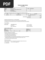 GTCC Statement of Understanding (DD 3120) | PDF | Expense | Payments
