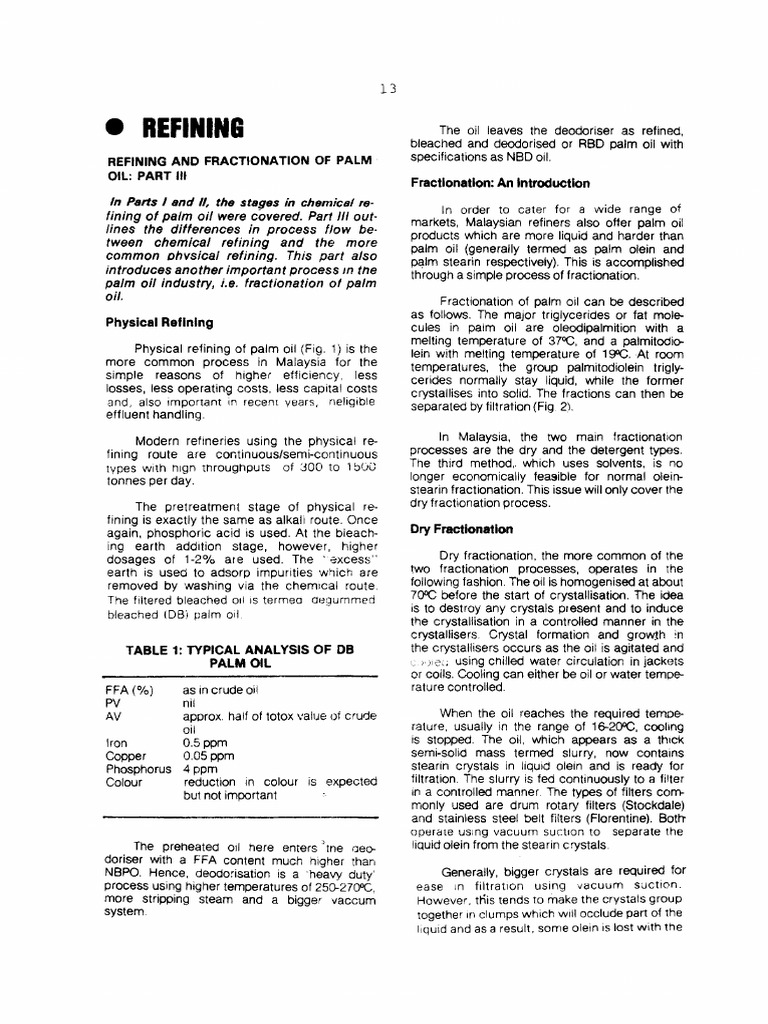 Refining part III | PDF