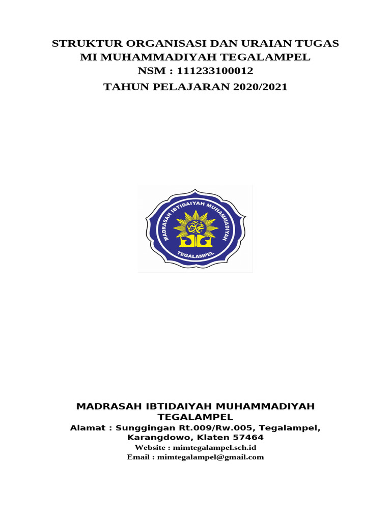 URAIAN TUGAS Struktur | PDF | Bisnis | Seni