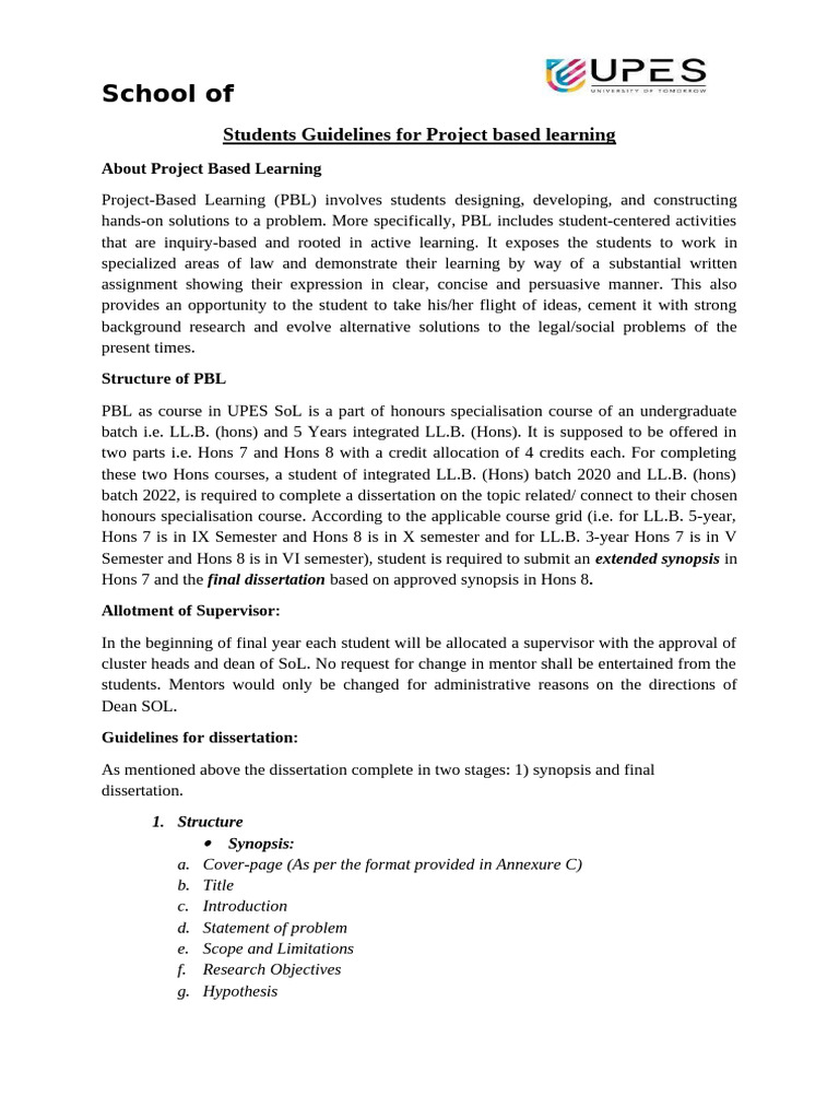 Guideline Dissertation | PDF | Thesis | Note (Typography)