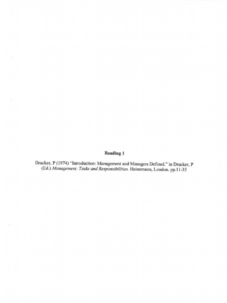 Int Man Unit 1 - Reading 1 - Drucker | PDF