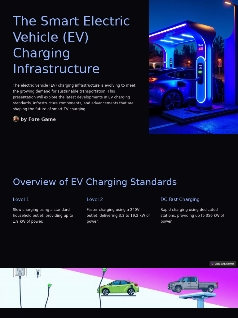 Smart EV Charging Infrastructure Overview | PDF | Electric Vehicle ...