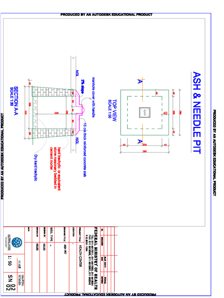 Ash Pit Layout1 | PDF
