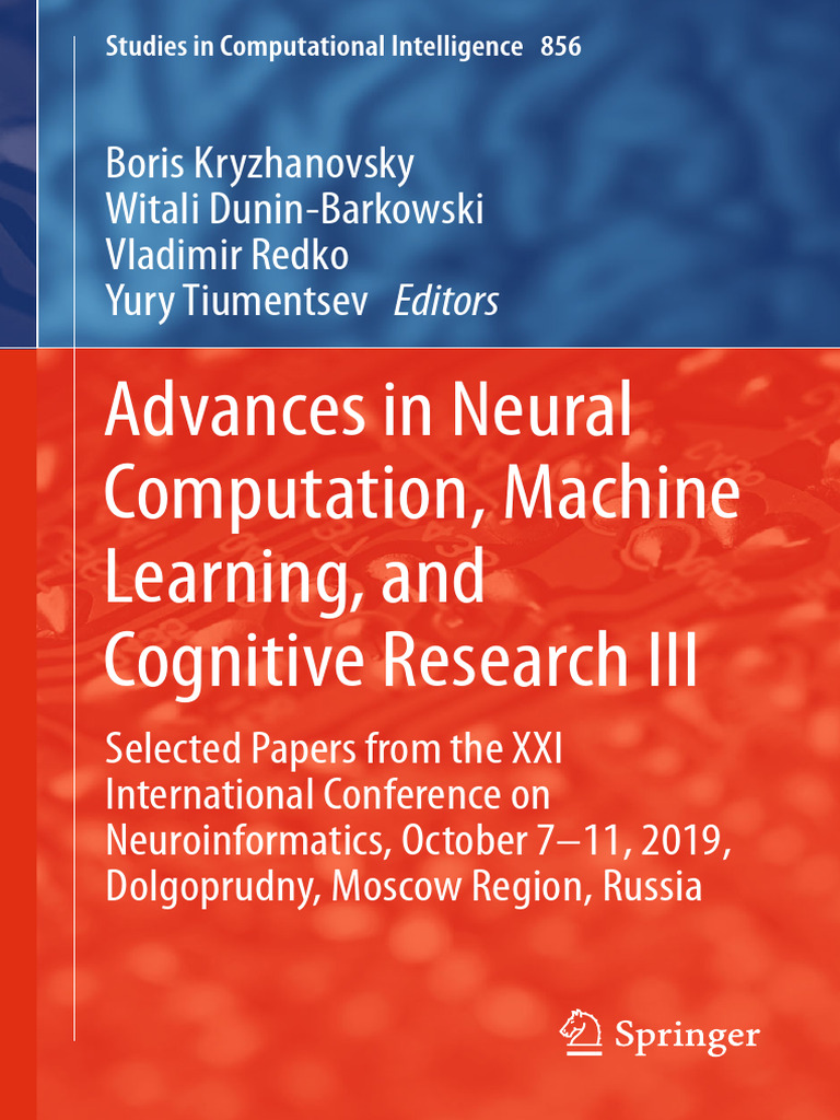 Advances in Neural Computation Machine Learning and Cognitive Re 2020 | PDF | Voxel | Neuroscience