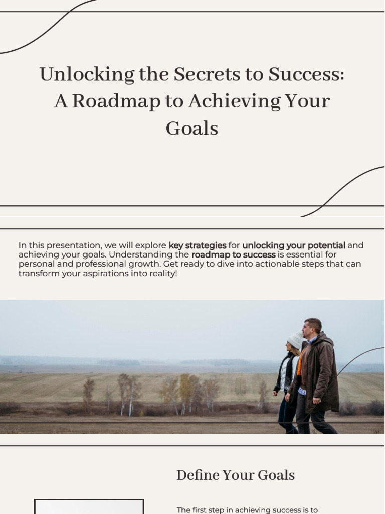 Slidesgo Unlocking The Secrets To Success A Roadmap To Achieving Your Goals 20241110085331M3uU | PDF