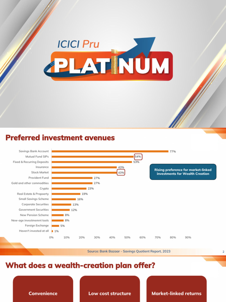 ICICI Pru Platinum - Customer | PDF | Wealth | Securities (Finance)