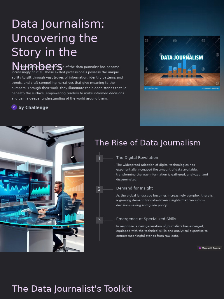 Data Journalism for Modern Readers | PDF | Data | Statistics