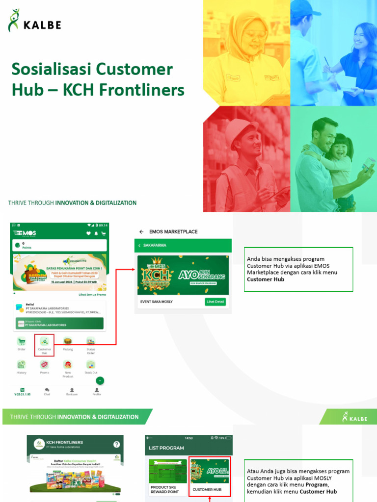Sosialisasi KCH Frontliners - Customer Hub 1 | PDF