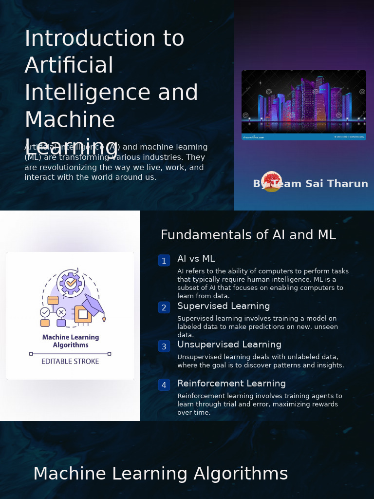 Introduction To Artificial Intelligence and Machine Learning | PDF ...