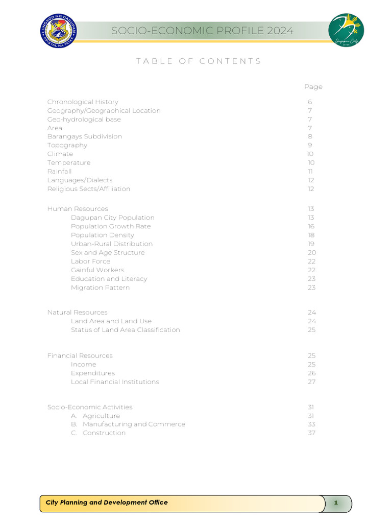 Socio Economic Profile 2024 | PDF | Evangelicalism