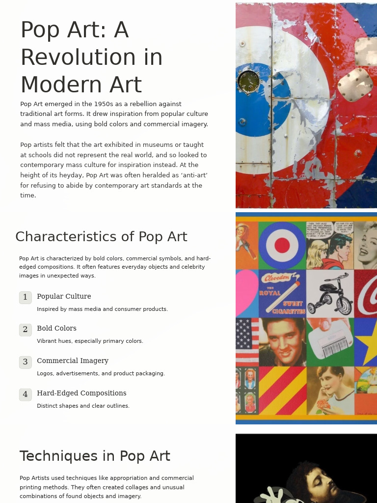 Pop Art A Revolution in Modern Art | PDF | The Arts